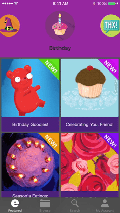 Greeting and E-card Apps