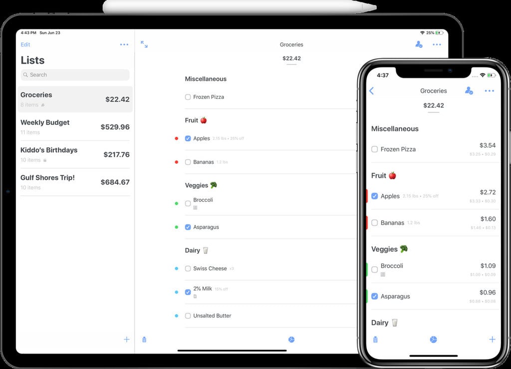 Spend Stack Helps You Keep An Accurate Running Total With Smart Lists