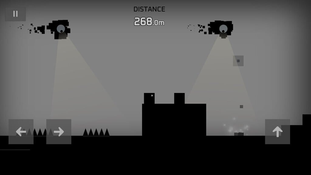 Never Stop in the Action Platformer Sqube Darkness