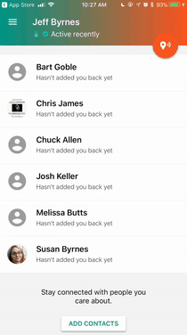 Feel Safe and Secure Knowing Your 'Trusted Contacts' Can Find You