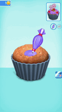 Sweet Cupcake Baking Game by Rock Paper Scissors Games