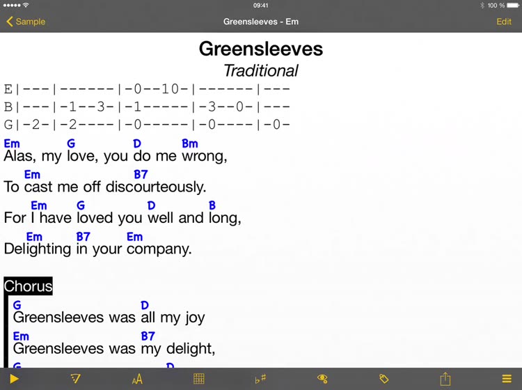 SongBook Chordpro by LinkeSOFT GmbH