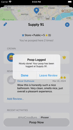 iPoop: Bathroom + Poop Tracker by AppOG Inc.