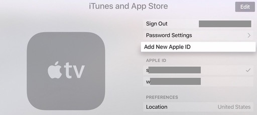 Logging Into Multiple Accounts on Apple TV