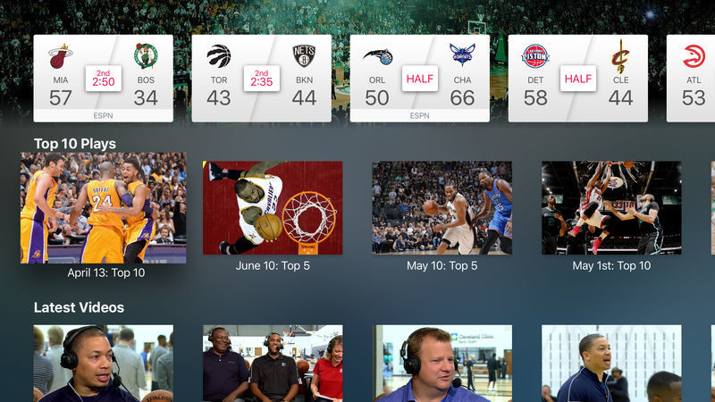 The NBA App for Apple TV Finally Gets an Update