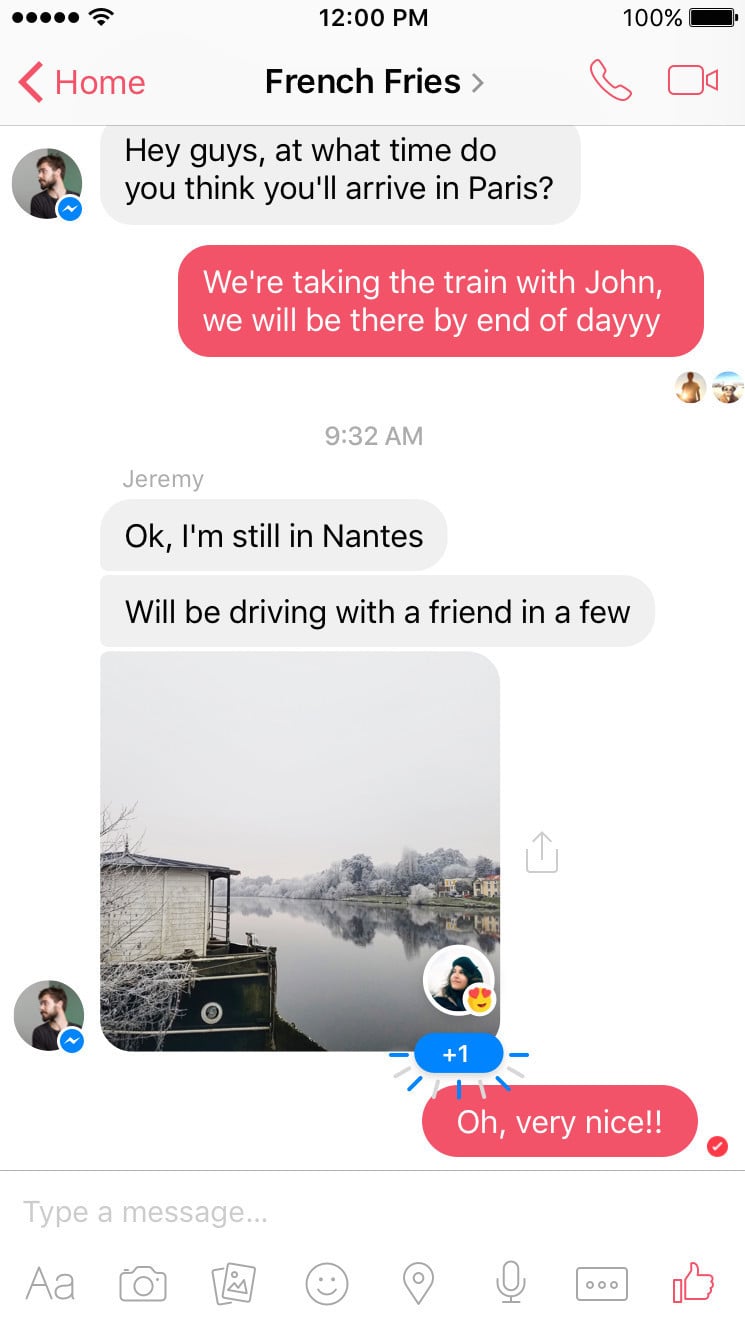 How to React to Messages and Mention Friends in Facebook Messenger