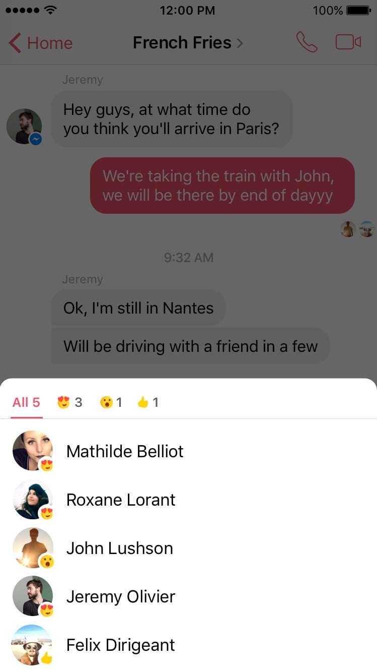 How to React to Messages and Mention Friends in Facebook Messenger