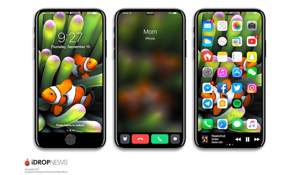 The Latest 'iPhone 8' Mockup Shows the Usefulness of the Function Area