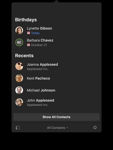 Flexibits Reimagines Your Contacts in Cardhop for Mac