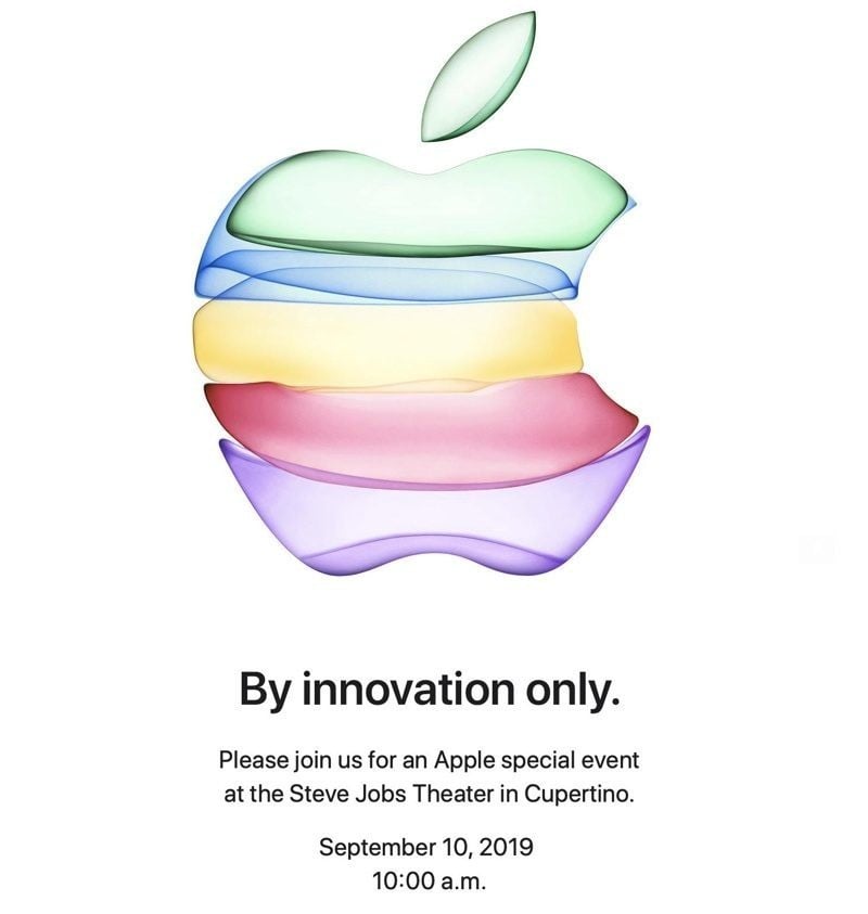 Apple Announces 'By innovation only' Event on Sept. 10
