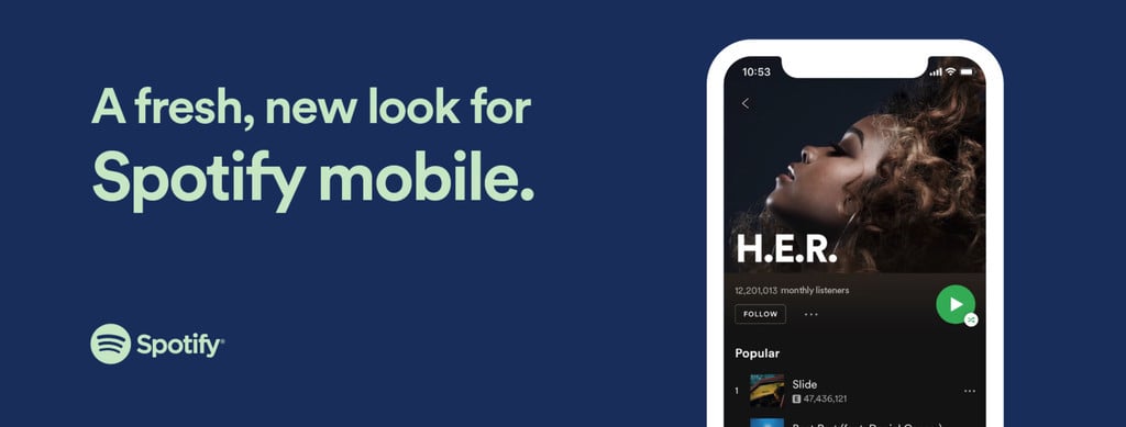 Spotify Unveils Refreshed iOS App