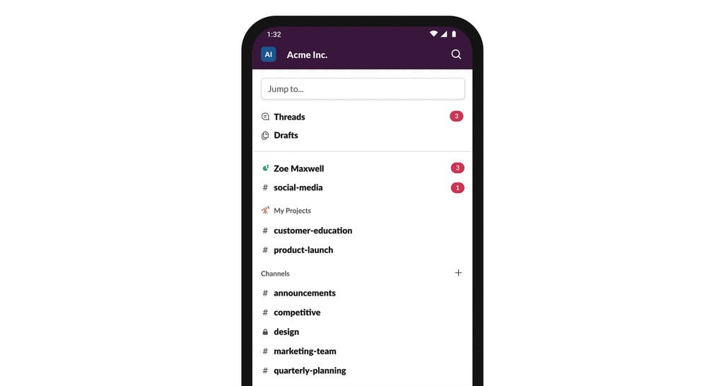 Slack App Update Brings New Navigation Bar and More Changes