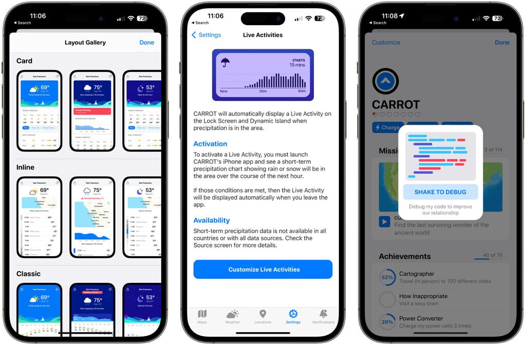 Get to Know the Homicidal AI Behind Carrot Weather in a New Update
